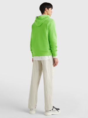TH Monogram Embroidery Hoody | GREEN | Tommy Hilfiger