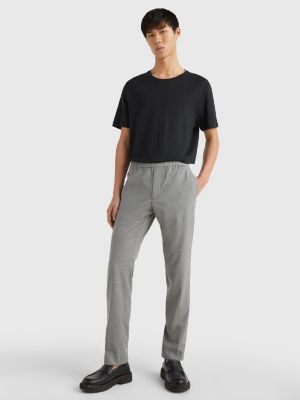 Camiseta De Cuello Redondo Negro Tommy Hilfiger