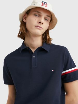 Signature Tape Regular Fit Polo Blue Tommy Hilfiger
