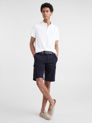 Polo Coupe Standard En Tissu éponge Blanc Tommy Hilfiger