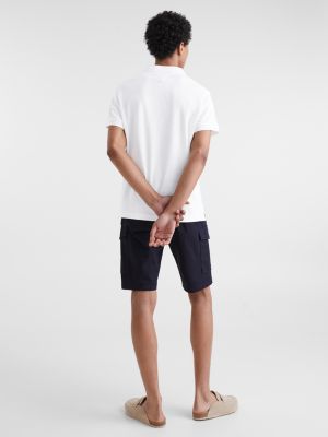 Polo Coupe Standard En Tissu éponge Blanc Tommy Hilfiger