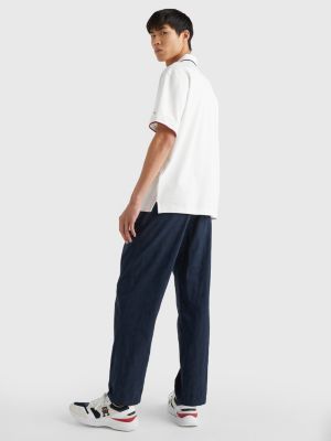 Th Monogram Archive Fit Polo White Tommy Hilfiger
