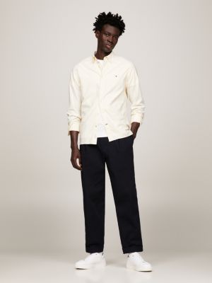 Chemise Oxford Coupe Standard 1985 Collection Jaune Tommy Hilfiger