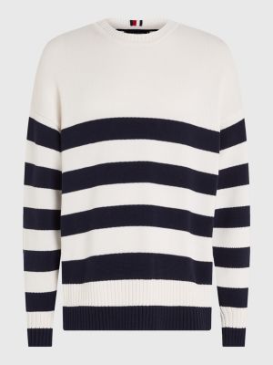 Jersey Oversize De Rayas Marineras Multicolor Tommy Hilfiger