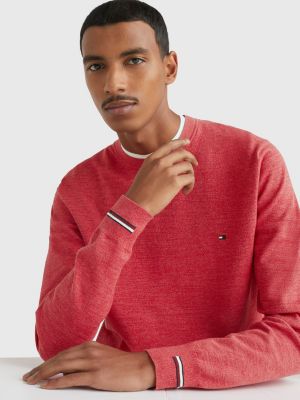 Pullover Mit Tommy Tape Bündchen Multi Tommy Hilfiger