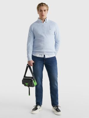 Strukturierter Pullover Aus Bio Baumwolle Multi Tommy Hilfiger
