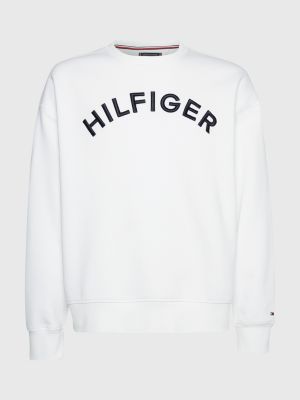 Arched Logo Archive Fit Sweatshirt White Tommy Hilfiger