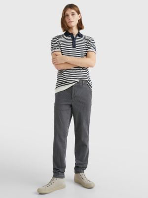 Harlem Relaxed Broek Met Strepen Blauw Tommy Hilfiger