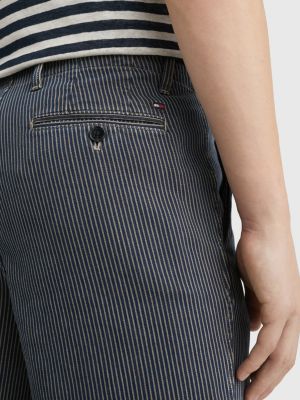 Harlem Relaxed Broek Met Strepen Blauw Tommy Hilfiger