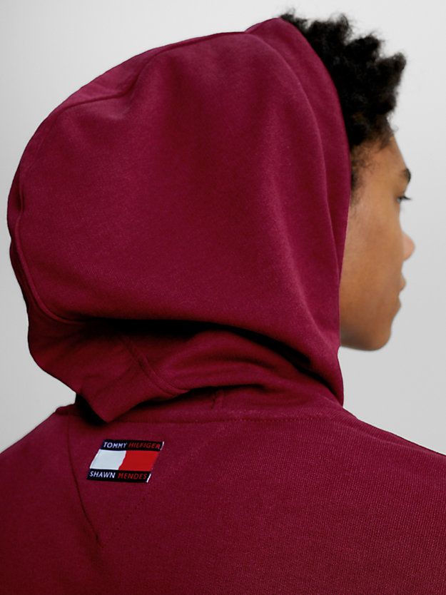 Tommy Hilfiger x Shawn Mendes Logo Hoody | RED | Tommy Hilfiger Tommy Hilfiger x Shawn Mendes Logo Hoody | RED | Tommy Hilfiger