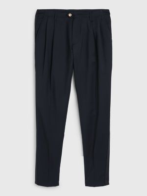 Tommy Hilfiger X Shawn Mendes Hampton Luxe Wool Trousers Blue Tommy
