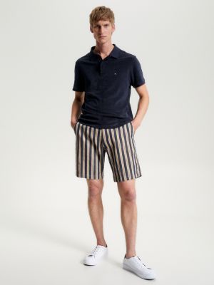 Harlem Stripe Relaxed Fit Shorts Blue Tommy Hilfiger
