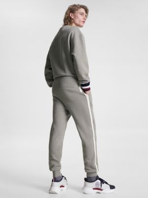 Relaxed Fit Jogginghose Mit Wappen Grau Tommy Hilfiger