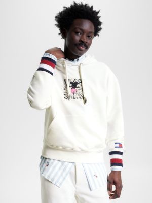 Disney X Tommy Patch Relaxed Fit Hoody White Tommy Hilfiger