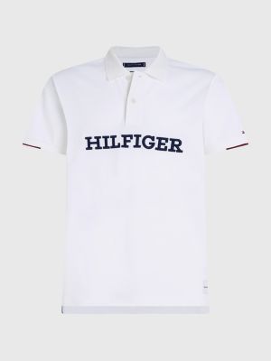 Hilfiger Monotype Archive Fit Polo White Tommy Hilfiger