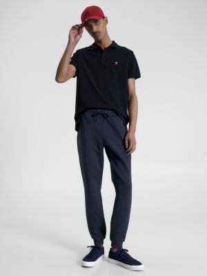 Th Monogram Regular Fit Poloshirt Blau Tommy Hilfiger