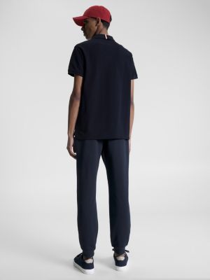 Th Monogram Regular Fit Poloshirt Blau Tommy Hilfiger