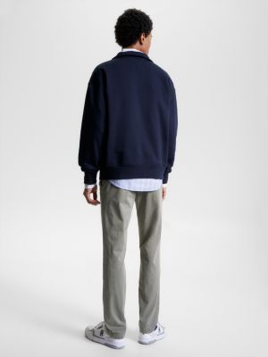 Archive Sweatshirt Met Monotype Logo Blauw Tommy Hilfiger
