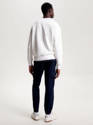 Hilfiger Monotype Sweatshirt Mit Stickerei Weiß Tommy Hilfiger