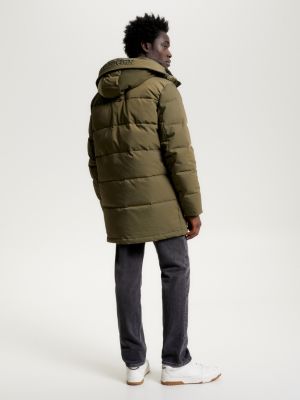 Th Warm Padded Hooded Utility Rockie Parka Khaki Tommy Hilfiger
