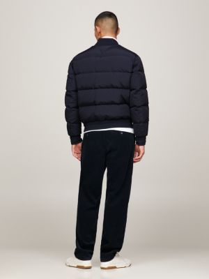 Wattierte Rockie Bomberjacke Zum Wenden Blau Tommy Hilfiger