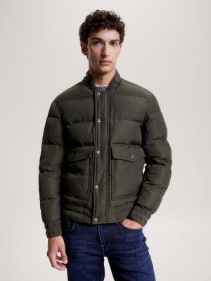 Wattierte Rockie Bomberjacke Zum Wenden Khaki Tommy Hilfiger