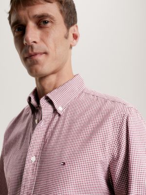 Gingham Regular Fit Shirt Red Tommy Hilfiger