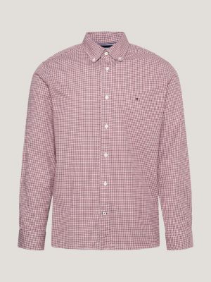 Gingham Regular Fit Shirt Red Tommy Hilfiger