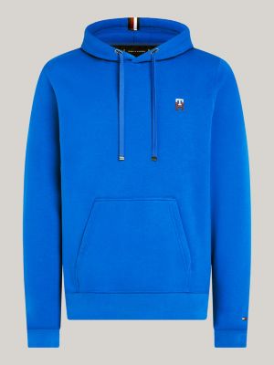 Plus Hoodie Mit Aufgesticktem Th Monogramm Blau Tommy Hilfiger