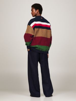 Tommy X Pendleton Oversized Sweatshirt Blauw Tommy Hilfiger