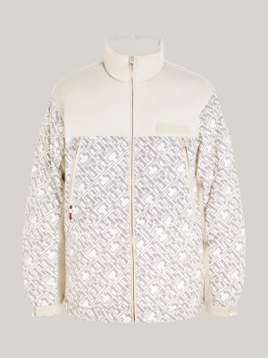 Th Warm New York Puffer Jacke Mit Monogramm Weiß Tommy Hilfiger