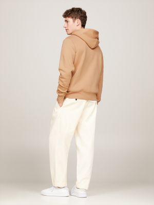 Varsity Arched Logo Hoody Khaki Tommy Hilfiger