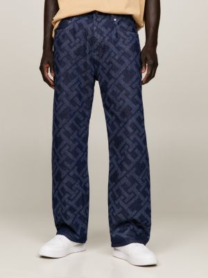 Crest Th Monogram Regular Jeans Blue Tommy Hilfiger