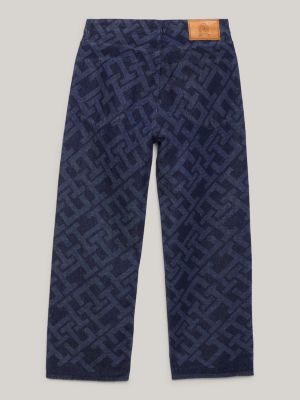 Crest Th Monogram Regular Jeans Blue Tommy Hilfiger
