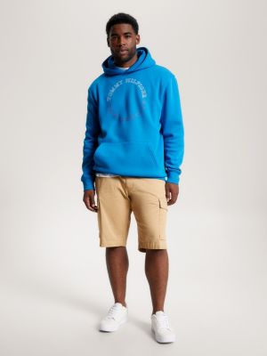 Felpa Plus Hilfiger Monotype Con Logo Rotondo Blu Tommy Hilfiger