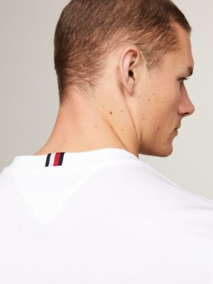 T Shirt Mit Archive Track Logo Weiß Tommy Hilfiger