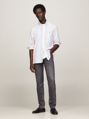 Th Flex Bleecker Slim Black Jeans Denim Tommy Hilfiger