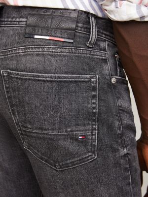Th Flex Bleecker Slim Black Jeans Denim Tommy Hilfiger