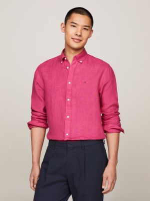 Chemises Rose pour Hommes | Tommy Hilfiger® FR