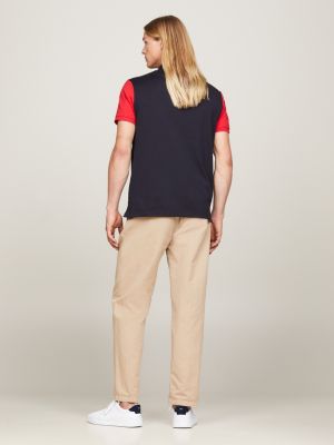 Polo Standard Colour Block Hilfiger Monotype Rouge Tommy Hilfiger