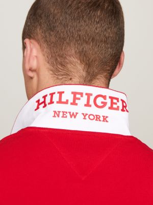 Hilfiger Monotype Regular Fit Poloshirt Rot Tommy Hilfiger
