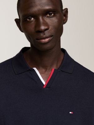 Tipped Collar Regular Fit Polo Blue Tommy Hilfiger