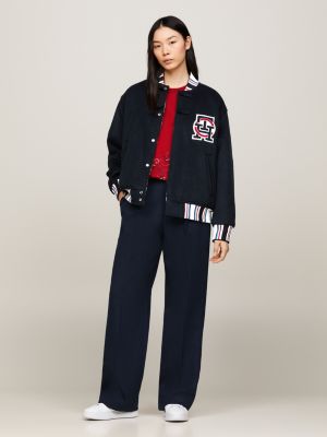Tommy X Clot Reversible Bomber Jacket Blue Tommy Hilfiger