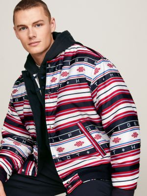 Tommy X Clot Reversible Bomber Jacket Blue Tommy Hilfiger