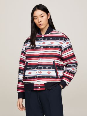 Tommy X Clot Reversible Bomber Jacket Blue Tommy Hilfiger