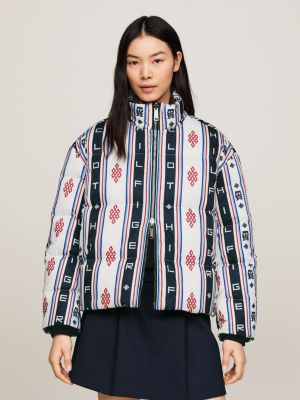 Tommy X Clot Reversible Down Puffer Jacket White Tommy Hilfiger