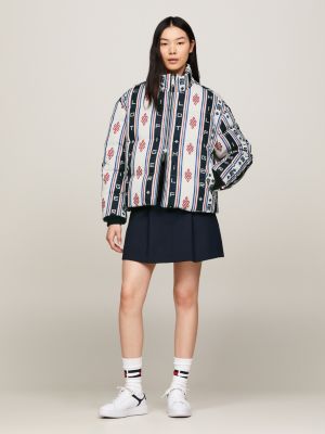 Tommy X Clot Reversible Down Puffer Jacket White Tommy Hilfiger