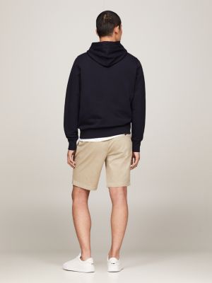 Regular Fit Hoodie Mit Monotype Logo Blau Tommy Hilfiger