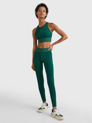 Sport Th Cool Medium Support Bra Green Tommy Hilfiger
