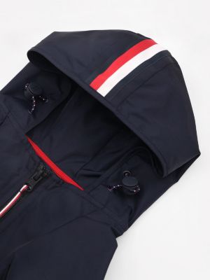 Hunde Regenjacke Mit Kapuze Blau Tommy Hilfiger